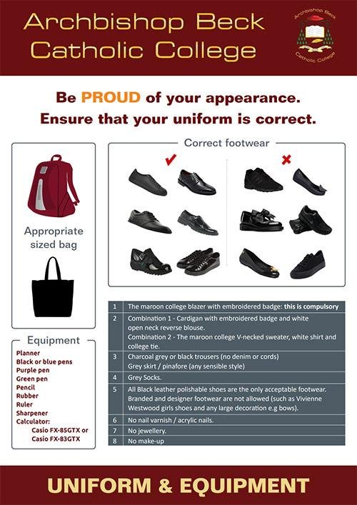 The College Uniform Shop - Archbishop Beck Catholic College